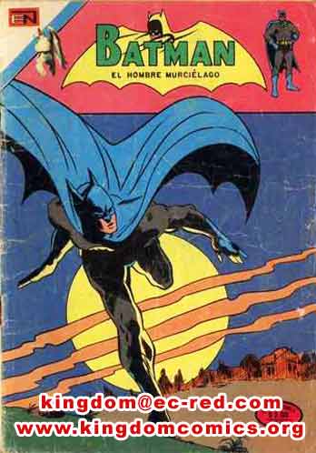 BATMAN INDEX PARTE II -SPANISH COMICS- MEXICAN COMICS EDITORIAL NOVARO