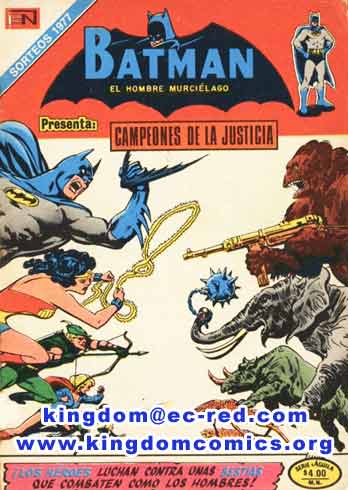 BATMAN INDEX PARTE II -SPANISH COMICS- MEXICAN COMICS EDITORIAL NOVARO