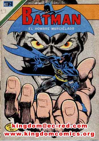 BATMAN INDEX PARTE II -SPANISH COMICS- MEXICAN COMICS EDITORIAL NOVARO