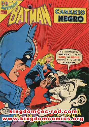 BATMAN INDEX PARTE II -SPANISH COMICS- MEXICAN COMICS EDITORIAL NOVARO